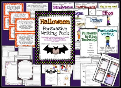 Writing Workshop Jackpot FREEBIE & Halloween Persuasive Writing - In ...