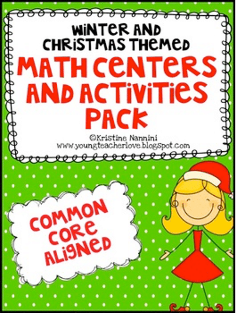 Christmas and Winter Math Centers - Christmas Activities - Christmas ...