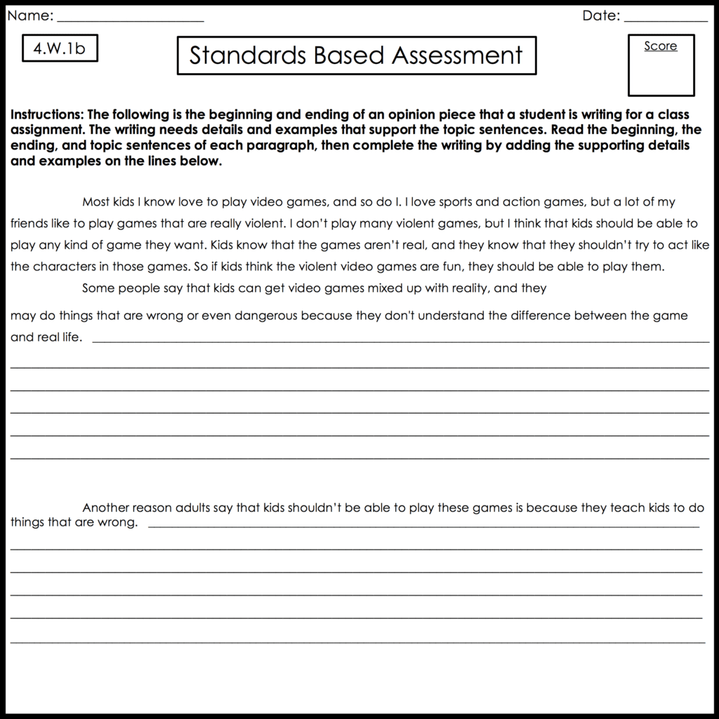4th Grade ELA Assessments - In the Classroom with Kristine Nannini