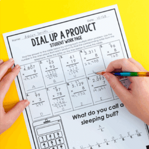 Multiplication Worksheets No Prep Printables - Practice and Review
