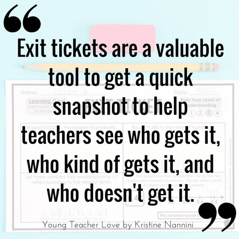 How to Completely Transform Your Teaching with Exit Tickets