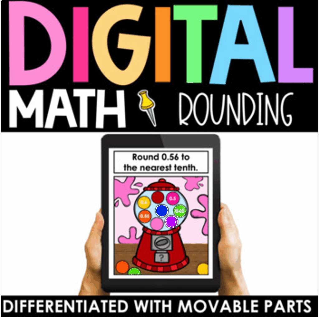 Gumball Mystery - Digital Rounding Practice - Interactive Math Google ...