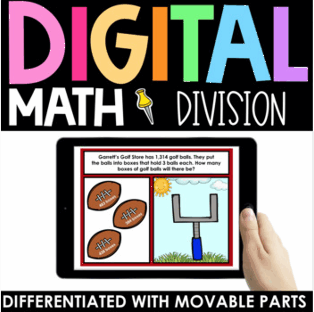 Division Practice - Digital - Interactive Math Google Slides - In the ...