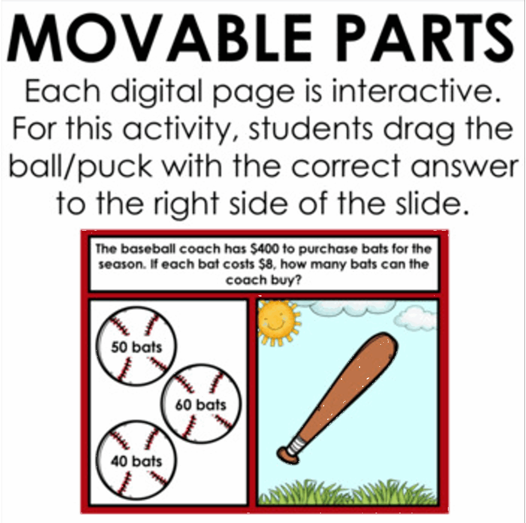 Division Practice - Digital - Interactive Math Google Slides - In the ...