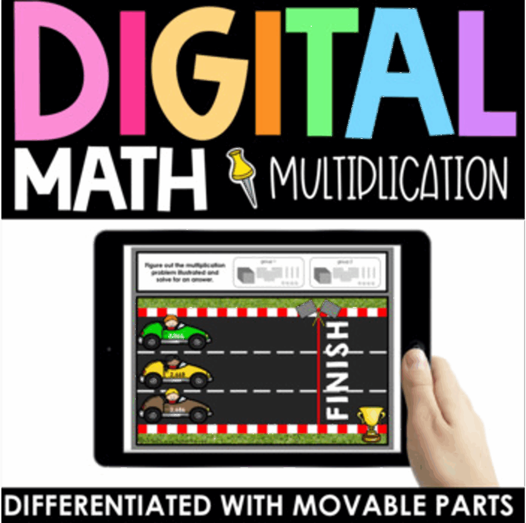 Multiplication Practice - Digital - Interactive Math Google Slides - In ...
