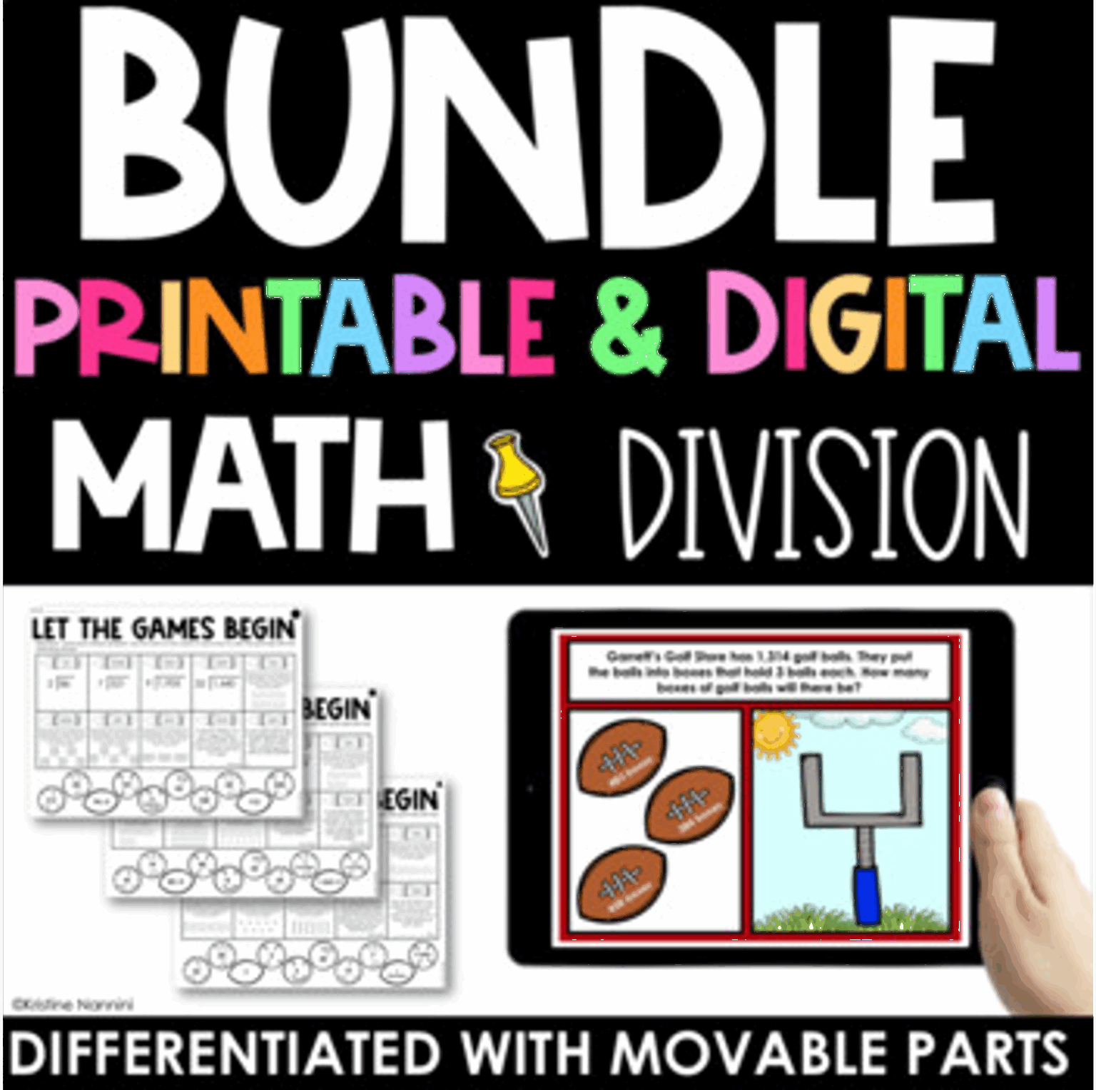 Division Practice Printable and Digital - Interactive Google Slides ...