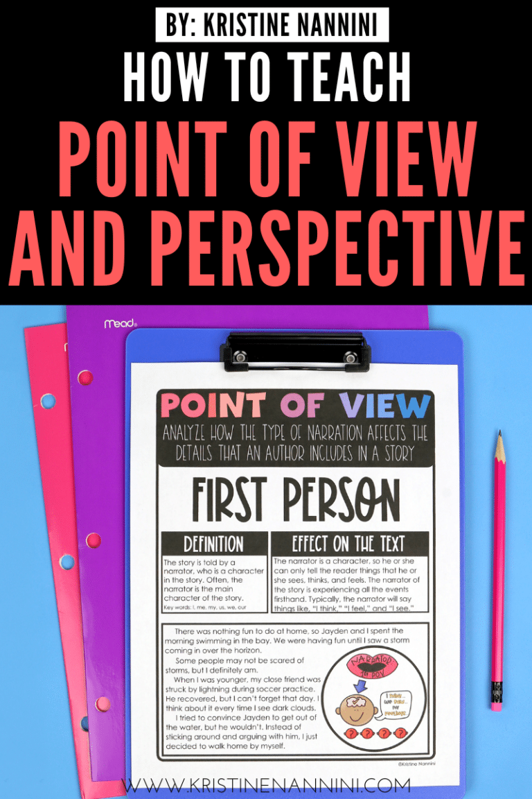 How to Teach Point of View - In the Classroom with Kristine Nannini