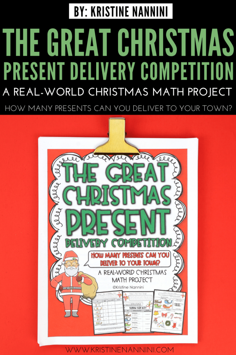 Christmas Math Project - In the Classroom with Kristine Nannini
