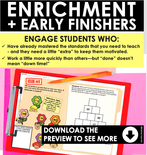 Spring Whodunit and Logic Games BUNDLE- Brain Teasers Early Finishers ...