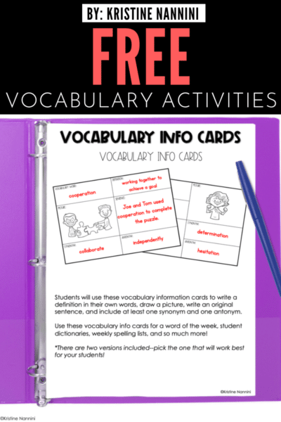 Best Practices for Building Students' Vocabulary - Kristine Nannini