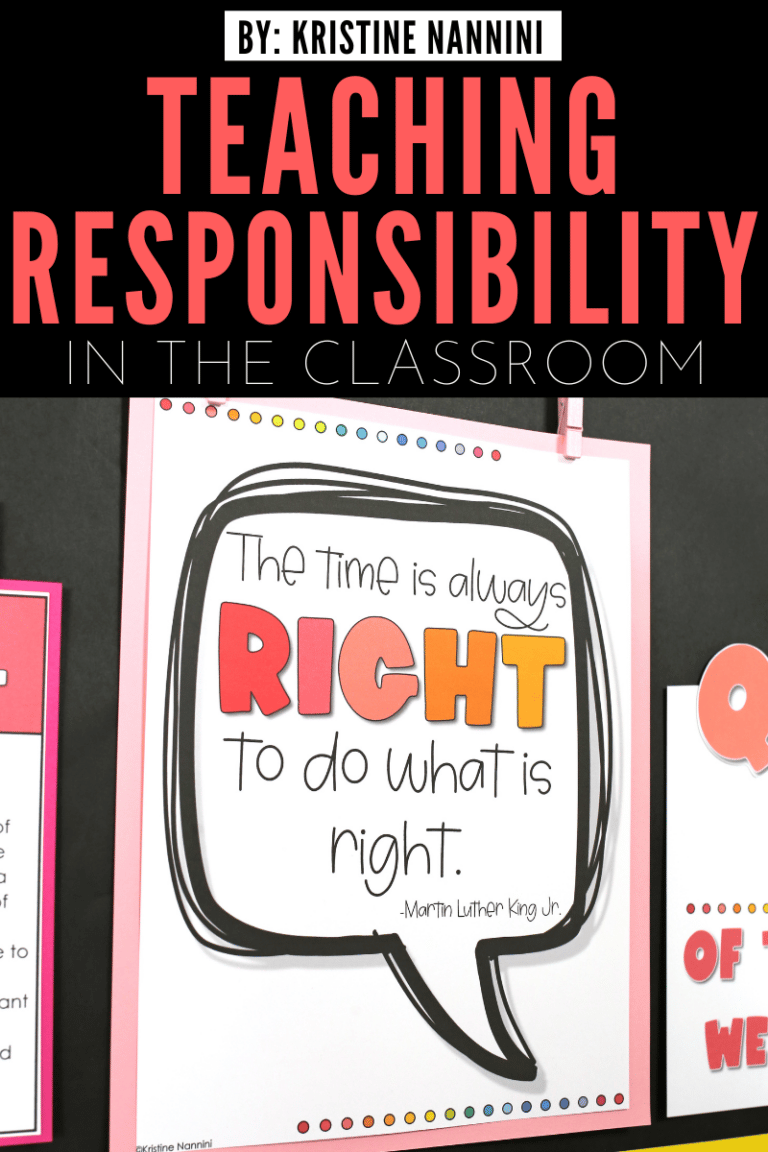 Teaching Responsibility in the Classroom - Kristine Nannini