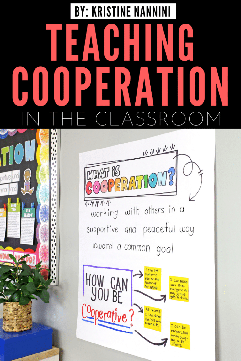 Cooperation Character Education: Teaching Activities - In the Classroom ...