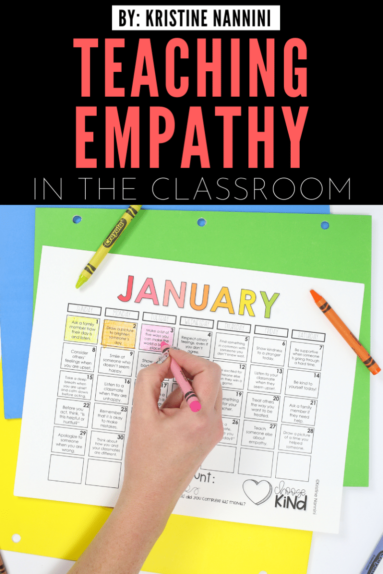 Empathy Character Education: Teaching Activities - Kristine Nannini