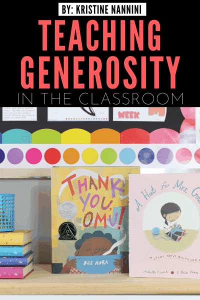 Character Education Generosity Teaching Activities - In the Classroom ...