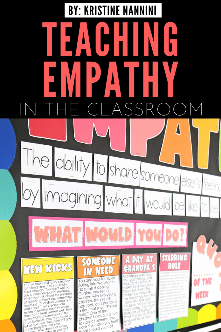 Empathy Character Education: Teaching Activities - Kristine Nannini