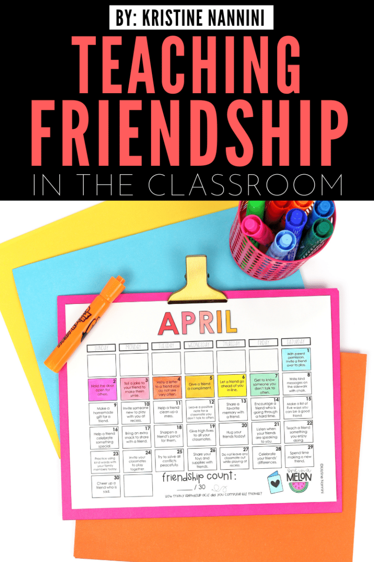 Character Education: Friendship Activities and Resources - In the ...