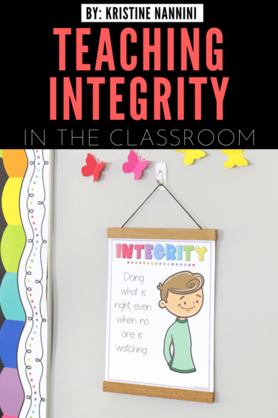Character Education: Integrity - In the Classroom with Kristine Nannini