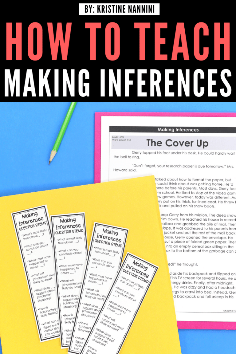 Making Inferences: The Ultimate Guide to Teaching Inference Skills ...