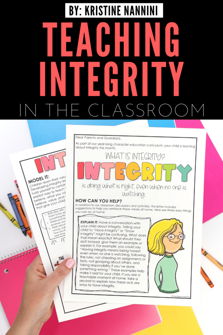 Character Education: Integrity - In the Classroom with Kristine Nannini