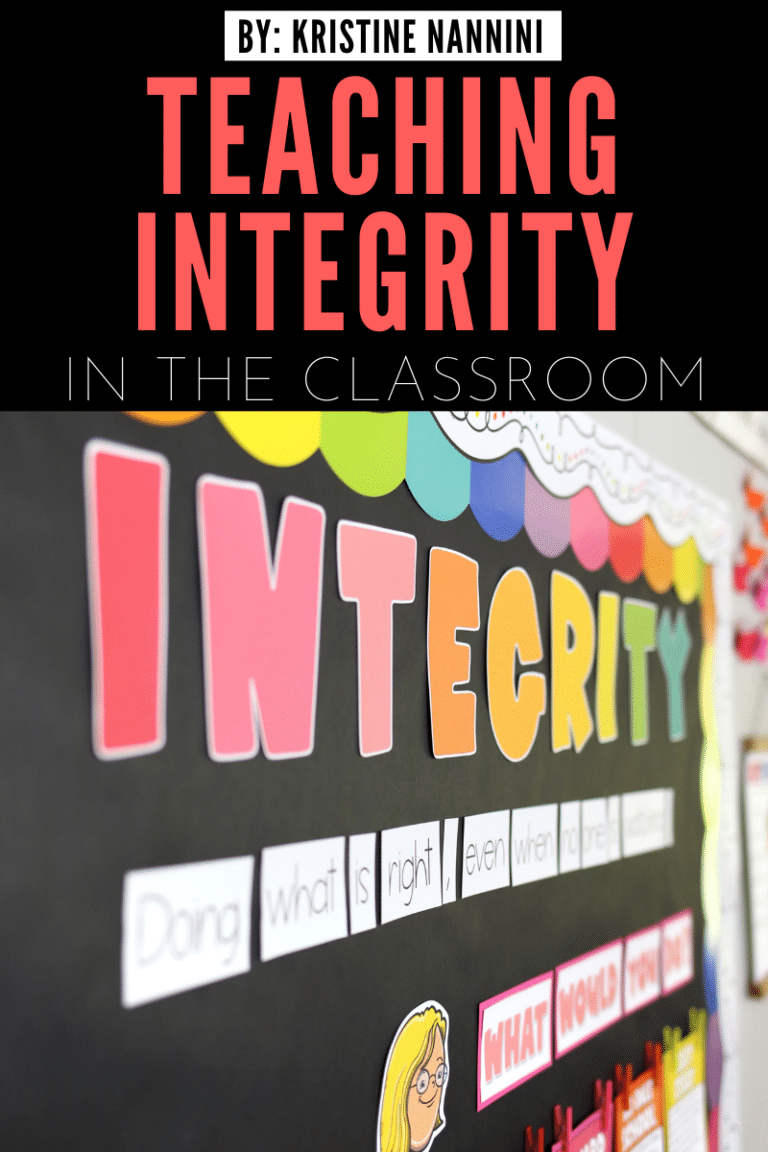 Character Education: Integrity - In the Classroom with Kristine Nannini