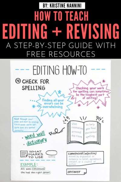 How to Teach Editing and Revising to Students - Kristine Nannini
