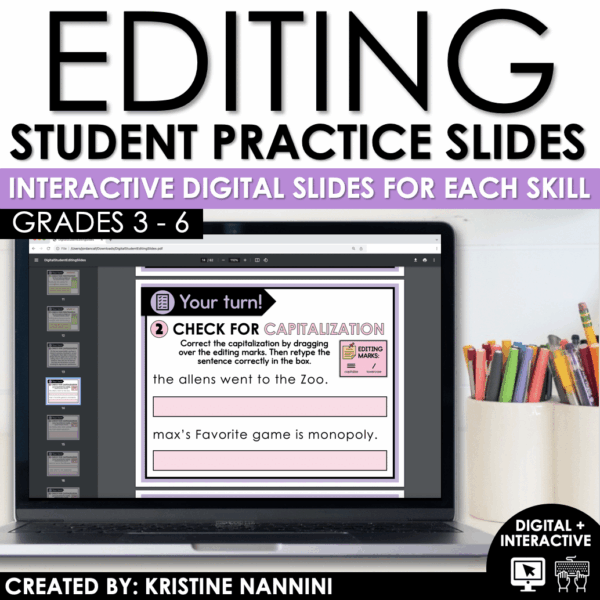 How to Teach Editing and Revising to Students - Kristine Nannini