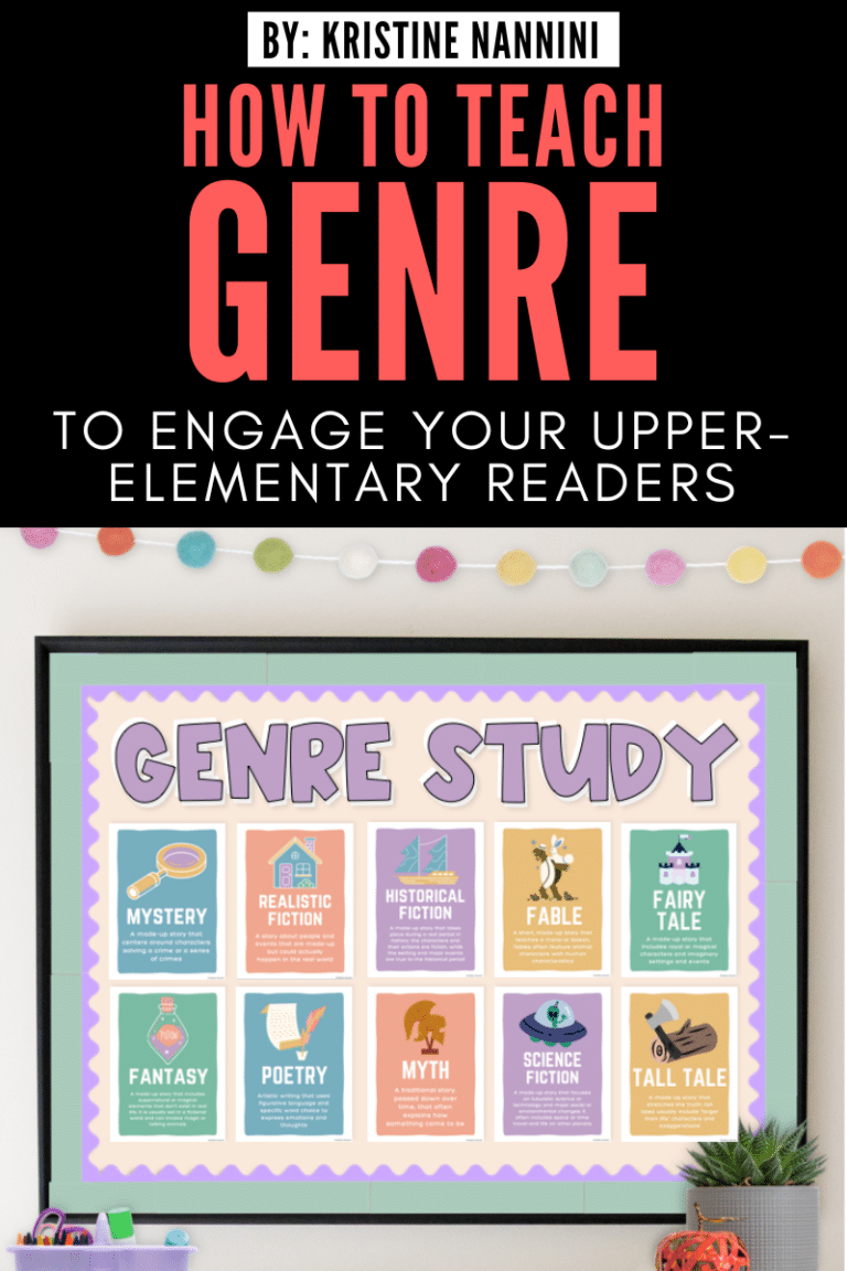 How to Teach Genres to Engage Your Upper Elementary Readers - In the ...