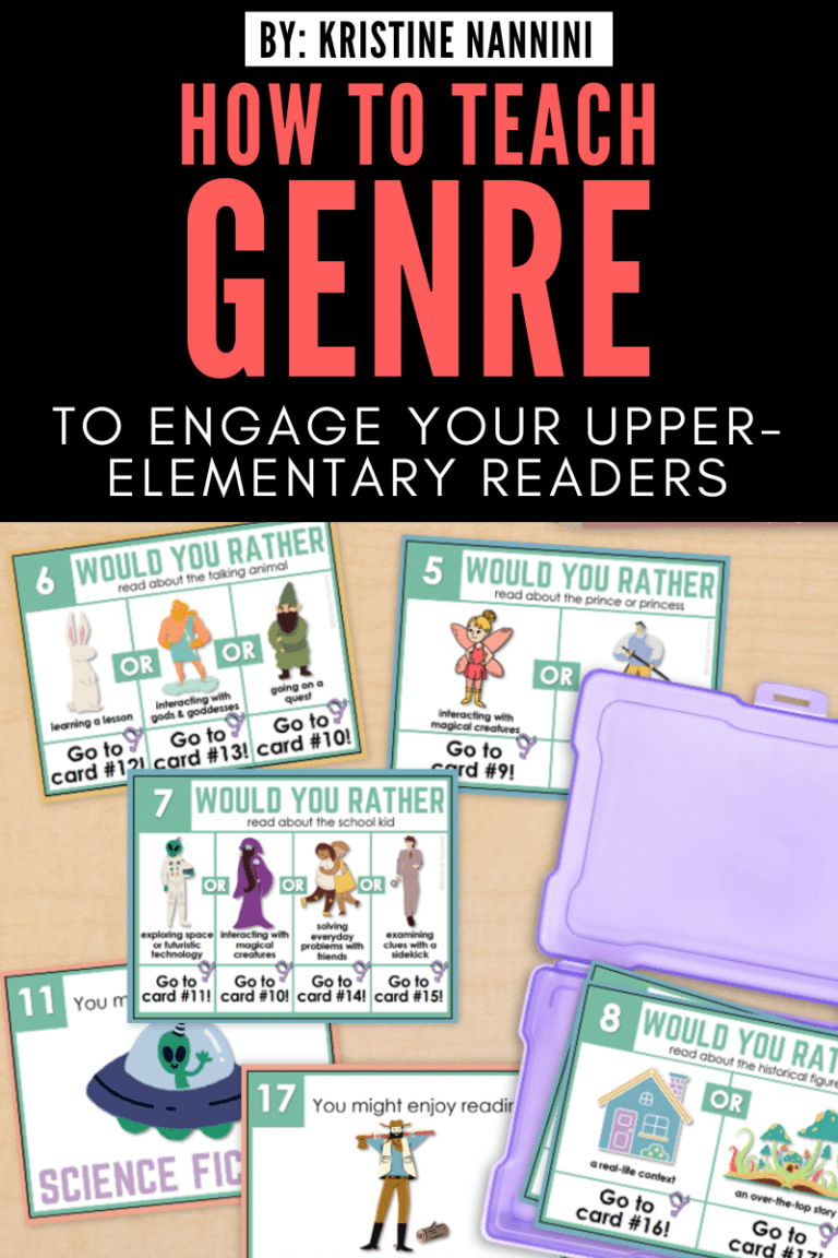 How to Teach Genres to Engage Your Upper Elementary Readers - In the ...