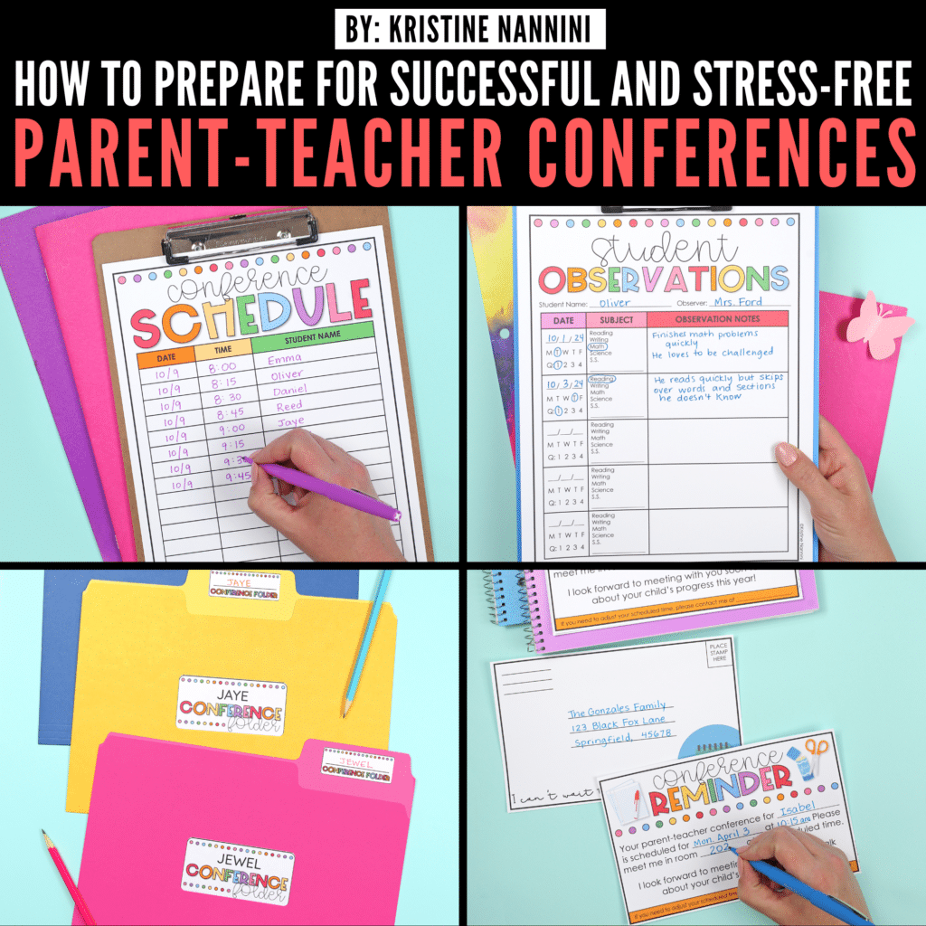 How to Prepare for Parent Teacher Conferences - Kristine Nannini
