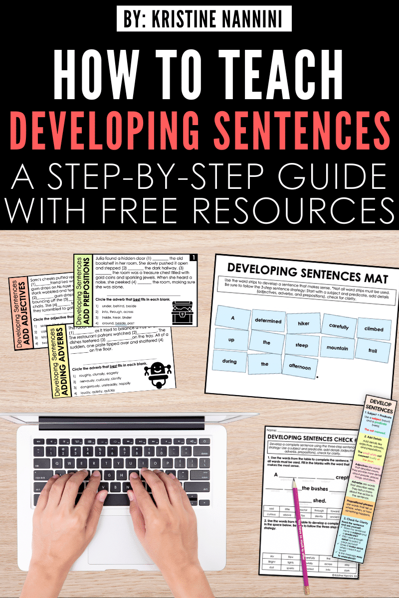 The How-To Guide for Teaching Developing Sentences - In the Classroom ...